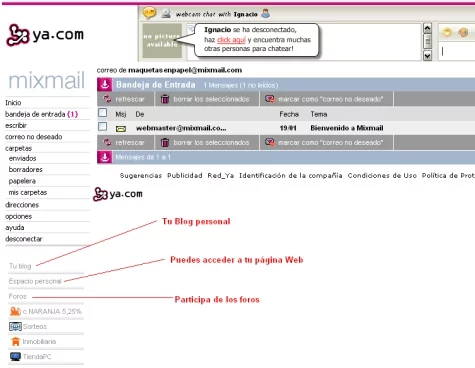 Mixmail, un servicio de correo confiable de ya.com